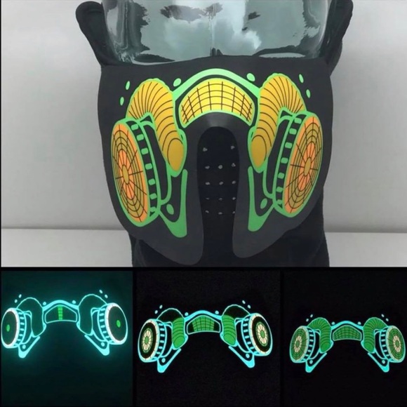 Accessories | Led Sounded Activated Gas Mask | Poshmark
